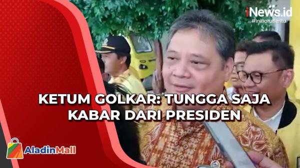 Tanggapan Ketum Golkar Airlangga Hartarto soal Pengganti Zainudin Amali Tanggapan Ketum Golkar Airlangga Hartarto soal Pengganti Zainudin Amali