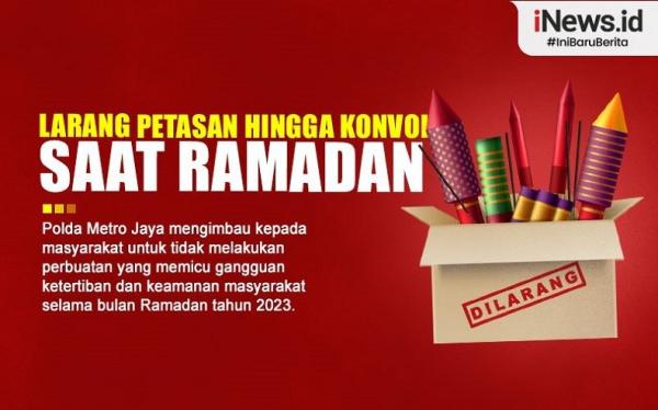 Infografis Larangan Petasan hingga Konvoi saat Ramadan
