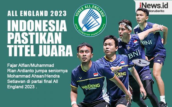 Infografis Fajar/Rian Jumpa The Daddies di Final All England 2023