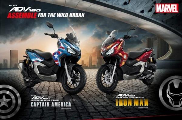 Honda Luncurkan ADV 160 Edisi Captain America dan Iron Man, Begini ...