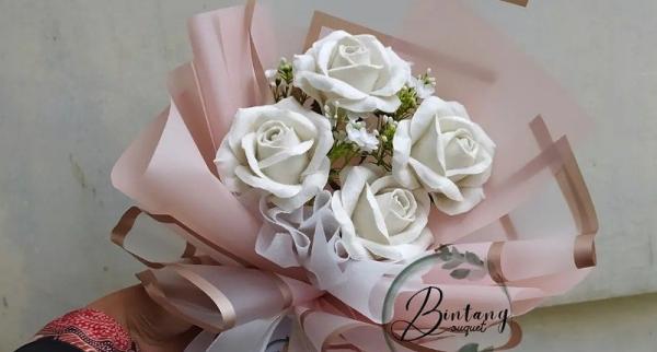 Cara Membuat Buket Bunga dari Kain Flanel yang Simpel, Cantik untuk ...