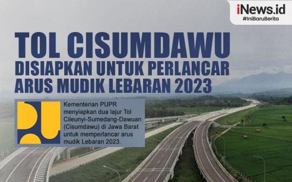 Infografis Tol Cisumdawu Disiapkan untuk Perlancar Arus Mudik Lebaran 2023