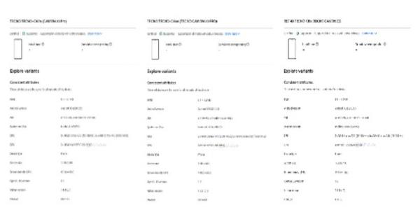 Tecno Camon 20 dan 20 Pro Terdaftar di Google Play, Ini Spesifikasi ...