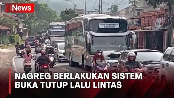 Pemudik Kembali Meningkat, Nagreg Berlakukan Sistem Buka Tutup Lalu Lintas