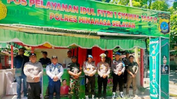 Dirikan 5 Pos Operasi Ketupat Samrat, Polres Minsel Jamin Keamanan dan Kelancaran Idul Fitri