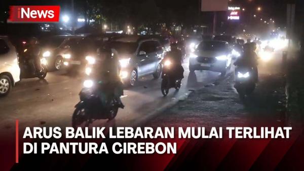 Jalur Pantura Cirebon Arah Jakarta Ramai, Arus Balik Mulai Terlihat