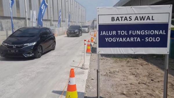 Arus Balik, Jalur Fungsional Tol Yogyakarta-Solo Dipadati Kendaraan