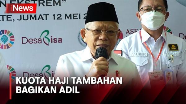 Kuota Haji Ditambah 8.000, Wapres Minta Kemenag Bagikan Adil ke Setiap ... Kuota Haji Ditambah 8.000, Wapres Minta Kemenag Bagikan Adil ke Setiap ...