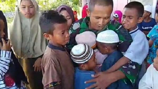 Kisah Haru Babinsa Serma Riadi: Diantar Penuh Cinta, Dinanti Penuh Rindu