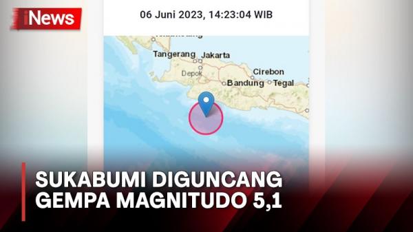 Gempa M5,1 Guncang Sukabumi, BMKG: Akibat Aktivitas Subduksi Lempeng Indo-Australia