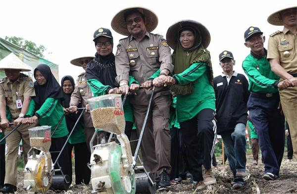 Mentan Syahrul Yasin Limpo Ingin Gunungkidul Jadi Lumbung Kedelai Nasional
