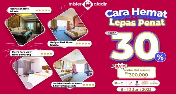 Nginep di Hotel Mewah Diskon 30% + Dapat Voucher Tiket Pesawat Rp300 Ribu! Mau?