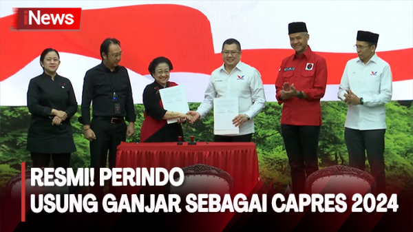 Resmi! Perindo Usung Ganjar sebagai Capres 2024 Resmi! Perindo Usung Ganjar sebagai Capres 2024