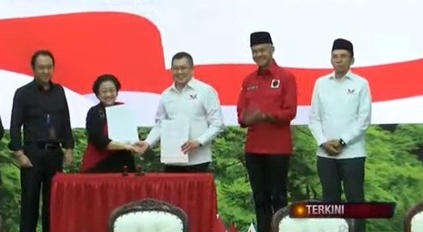 Partai Perindo dan PDIP Sepakat Kerja Sama Politik, Dukung Ganjar Pranowo sebagai Capres 2024