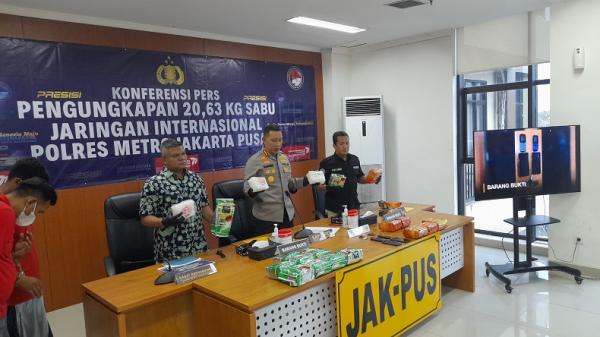Polres Jakpus Ungkap Peredaran Sabu 1 Kg Seharga Rp1 5 Miliar