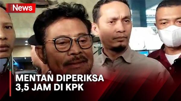 Dugaan Korupsi di Kementerian Pertanian, Syahrul Yasin Limpo Diperiksa 3,5 Jam