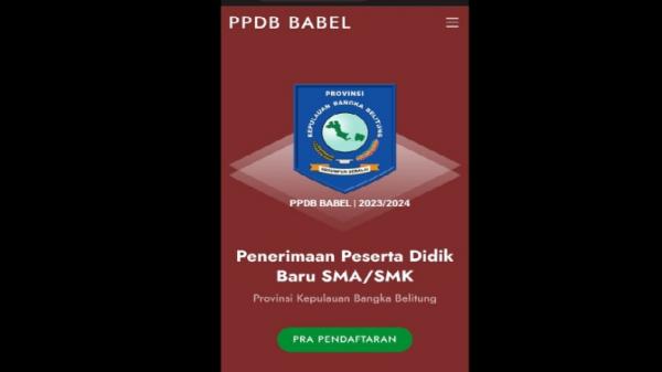 PPDB 2023 Babel untuk SMA SMK Diperpanjang hingga 27 Juni PPDB 2023 Babel untuk SMA SMK Diperpanjang hingga 27 Juni