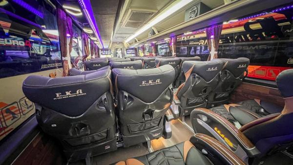 PO EKA Rilis Bus Patas Bodi Legacy SR3 XHD Prime dari Karoseri Laksana, Intip Kemewahannya ...