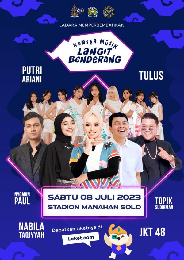 Putri Ariani Tampil di Konser Musik Langit Benderang 2023 di Solo
