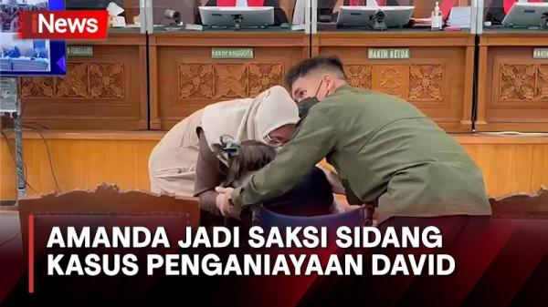 Jadi Saksi Sidang Kasus Penganiayaan David, Amanda Mantan Mario Dandy Mendadak Nangis