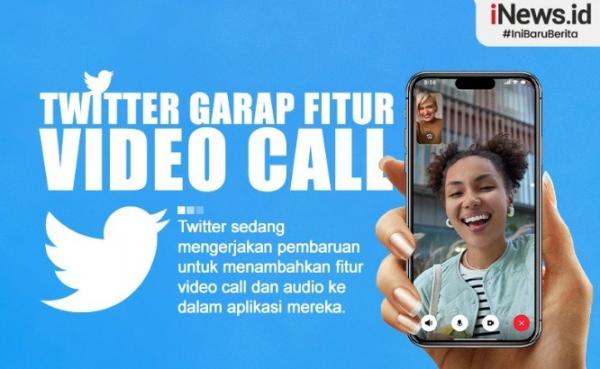 Infografis: Twitter Garap Fitur Video Call, Bakal Tersedia di Bagian DM