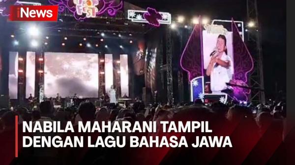 Nabila Maharani Tampil Mempesona di Hari Kedua Java Pop Festival 2023