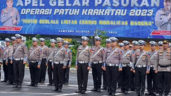 Polda Lampung Gelar Operasi Patuh Krakatau 2023, Kerahkan 709 Personel