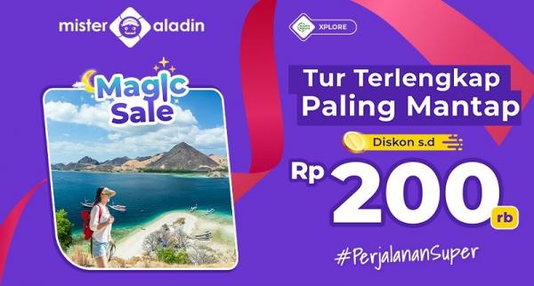 Cuma Mister Aladin yang Punya Tur Terlengkap + Diskon s.d Rp200 Ribu! Cuss Booking