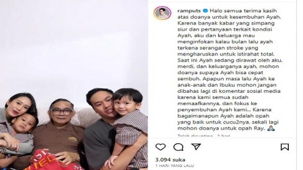 Dikabarkan Sakit hingga Terlihat Kurus, Begini Kondisi Ray Sahetapy ...