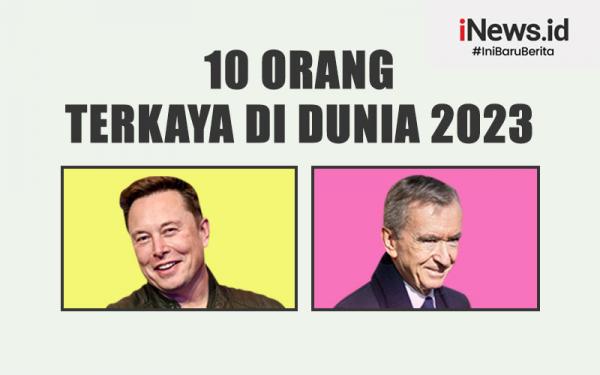 Infografis Daftar 10 Orang Terkaya di Dunia 2023