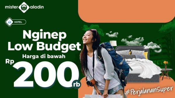 Mau Staycation? Yuk Pesan Hotel di Mister Aladin, Harganya di Bawah Rp200 Ribu Lho!