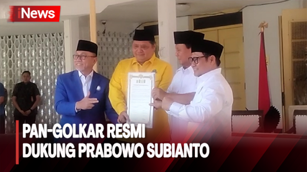 Golkar-PAN Resmi Dukung Prabowo Subianto Maju di Pilpres 2024