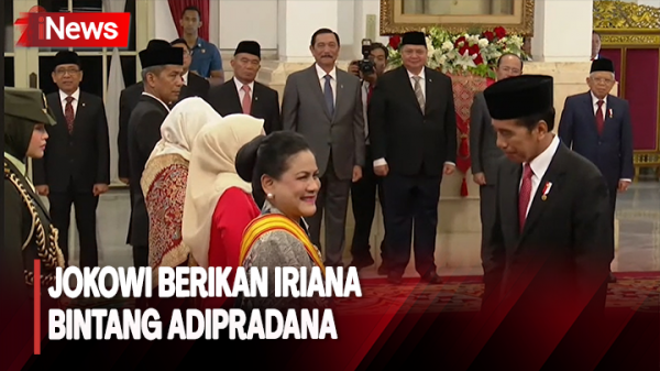 Jokowi Berikan Tanda Kehormatan bagi Sejumlah Tokoh, Iriana Dapat Bintang Adipradana