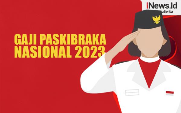 Infografis Besaran Gaji Paskibraka Nasional 2023