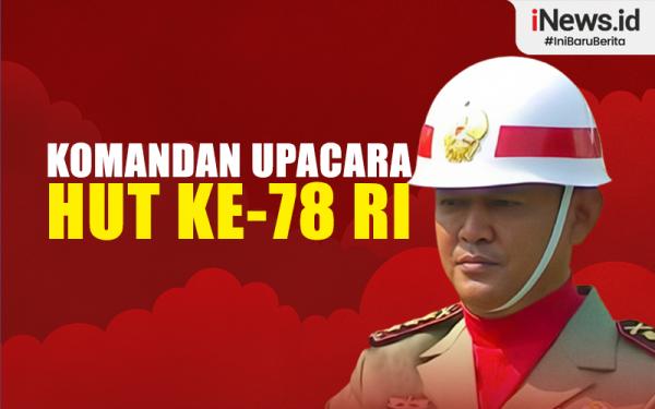Infografis Profil Komandan Upacara HUT ke-78 RI di Istana Negara