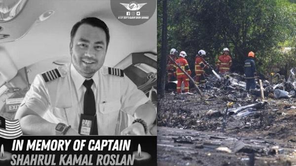 Haru, Kata-Kata Terakhir Pilot Pesawat Jatuh di Selangor kepada Ibunya ...