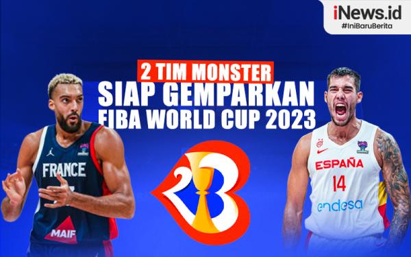 Infografis 2 Tim Monster Siap Gemparkan Panggung FIBA World Cup 2023 di Indonesia Arena