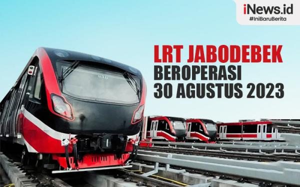 Infografis LRT Jabodebek Beroperasi 30 Agustus 2023