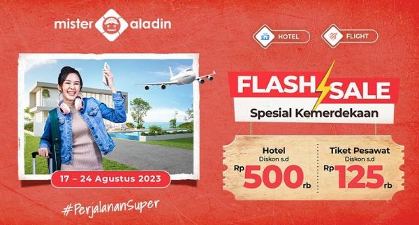 Besok Terakhir! Buruan Kejar Flash Sale di Mister Aladin, Diskonnya s.d Rp500 Ribu!