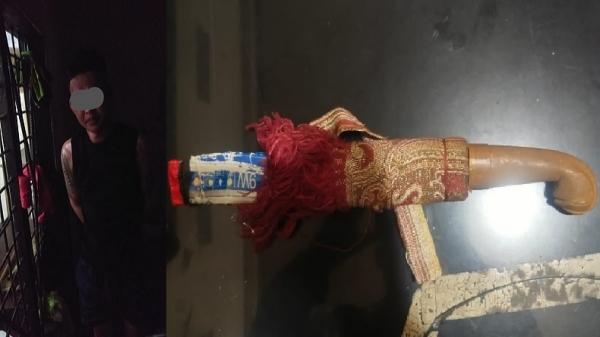 Todong Pemilik Warung dengan Golok, Pria Dihajar Warga di Gunung Sindur Bogor