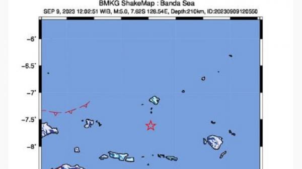 Gempa Magnitudo 5,0 Guncang Maluku Barat Daya, Ini Analisis BMKG