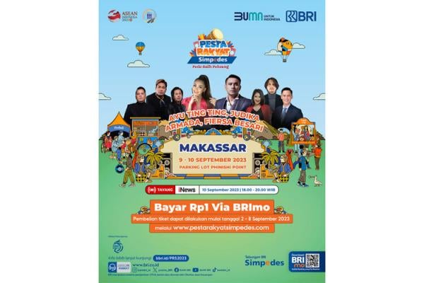 Pesta Rakyat Simpedes BRI 2023 Hadir di Makassar, Datang dan Saksikan ...