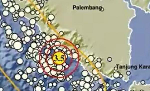 Gempa Terkini M3,5 Guncang Bengkulu, Getaran di Kedalaman 25 Km