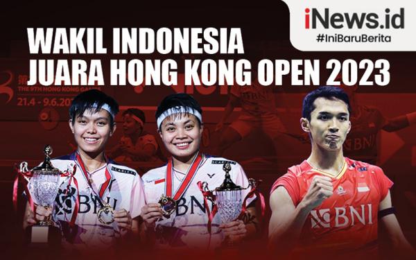 Infografis Wakil Indonesia Juara Hong Kong Open 2023