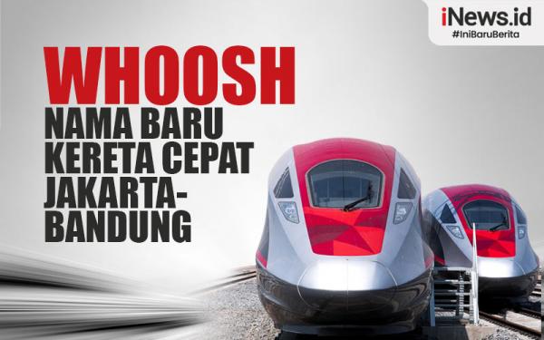 Infografis Whoosh Nama Baru Kereta Cepat Jakarta-Bandung