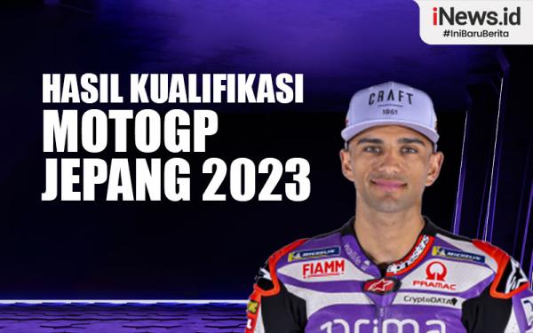 Infografis Hasil Kualifikasi MotoGP Jepang 2023 Infografis Hasil Kualifikasi MotoGP Jepang 2023