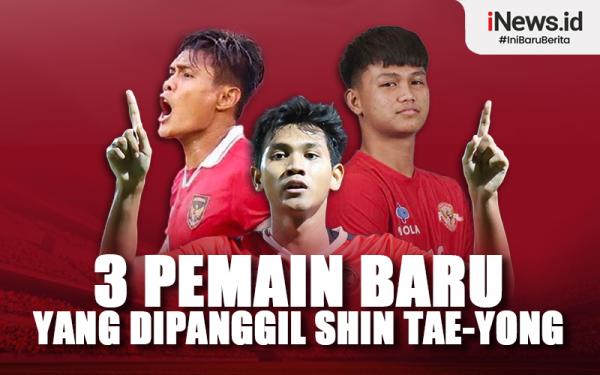 Infografis 3 Pemain Baru yang Dipanggil Shin Tae-yong