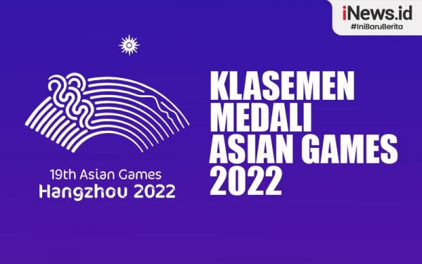 Infografis Klasemen Medali Asian Games 2022 Hari Terakhir