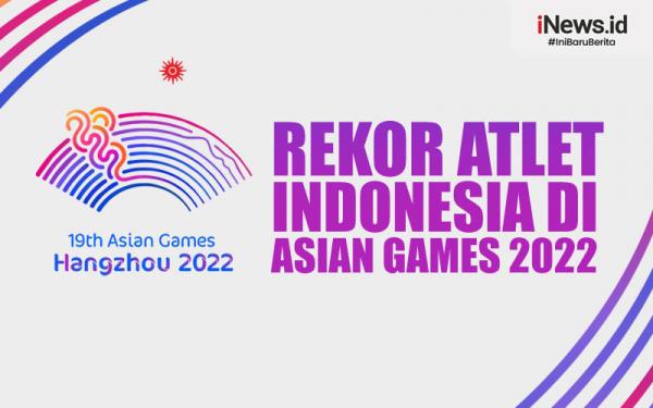 Infografis 3 Atlet Indonesia Pecahkan Rekor di Asian Games 2022
