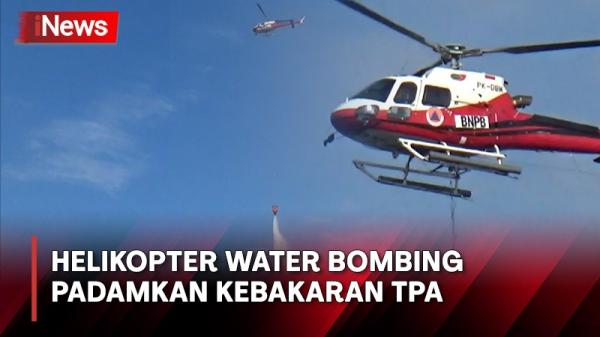 Kebakaran TPA Suwung Denpasar Meluas, Helikopter Water Bombing Dikerahkan